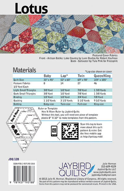 Jaybird Quilts: Lotus