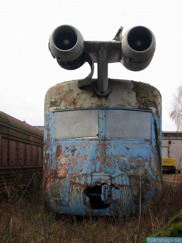 Deserted Places: An abandoned Soviet turbojet train
