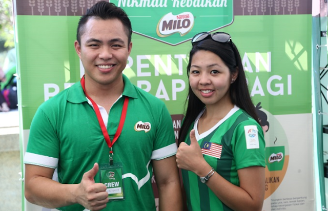 Hari Sarapan MILO Malaysia 2016 di Kota Kinabalu.