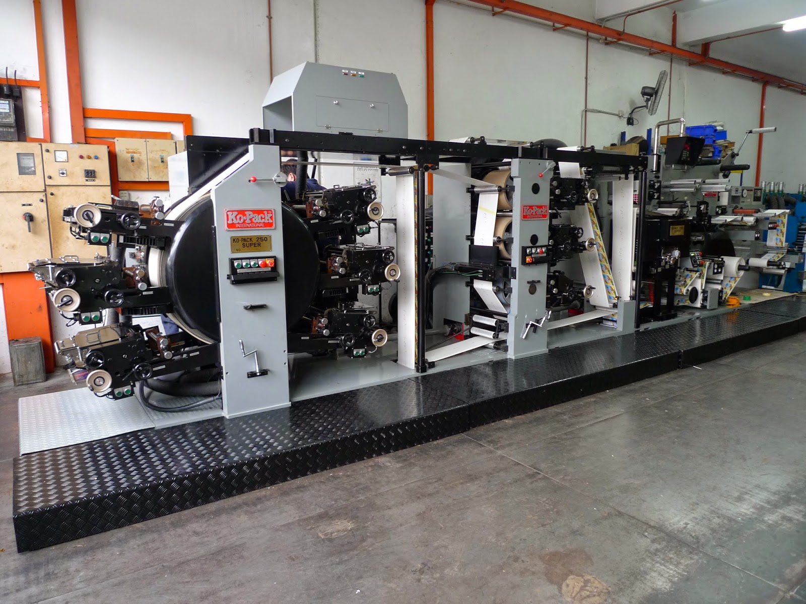 MetroGraphic Equipment: KOPACK Super 250 8+1 Color Rotary Letterpress ...