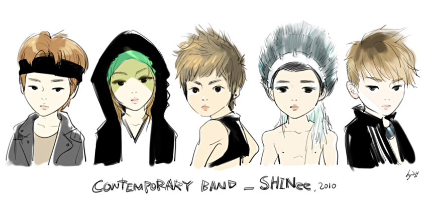 Taemints: SHINee cartoon