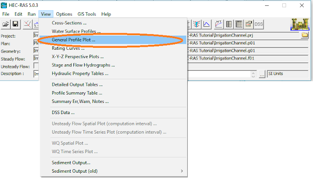 HEC-RAS Tutorial: Check Water Surface Profile