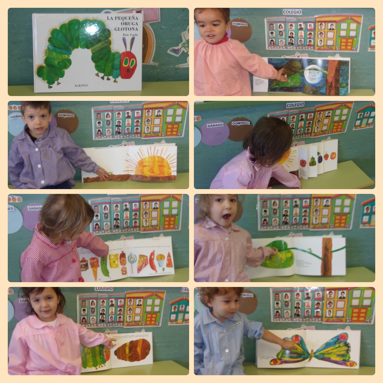 EMPEZAMOS A CONTAR CON “LA PEQUEÑA ORUGA GLOTONA"