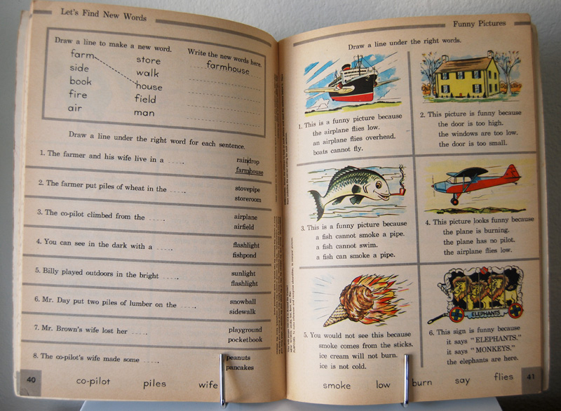 The Copycat Collector: COLLECTION #96: Vintage School Readers and Workbooks