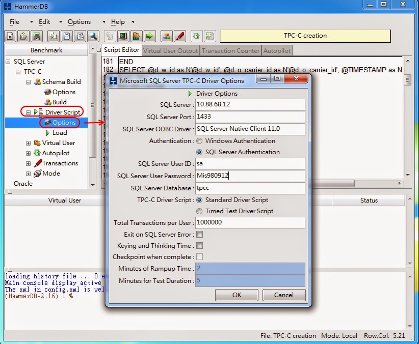 adalf的小技巧: [HammerDB][TPC-C]Database load testing and benchmarking tool ...