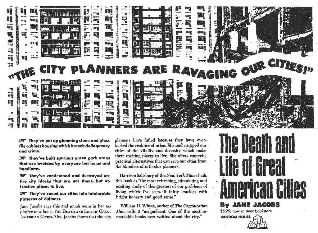 Urban Research: Jane Jacobs was the seer of the modern city