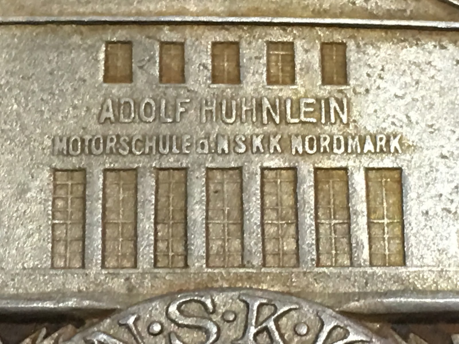 WW2 German Militaria Collectibles: WW2 German NSKK Plaque