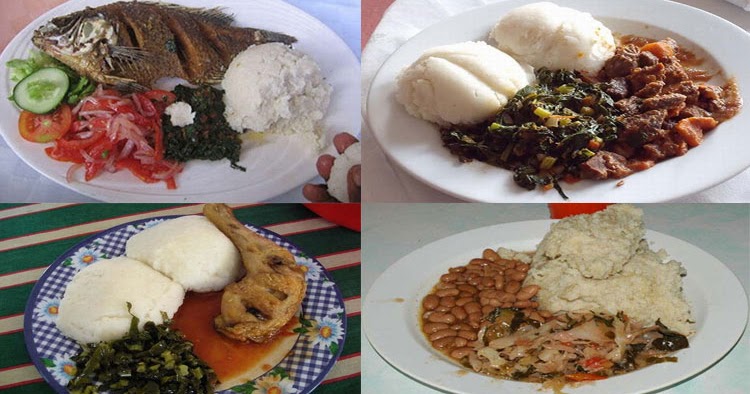 "Nshima" -Zambian main food