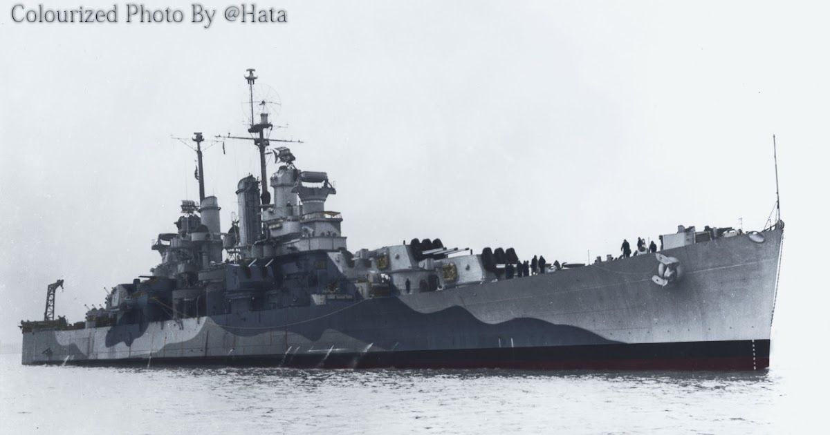 รวมภาพสีเรือรบในสงครามโลก: USS Amsterdam (CL-101)