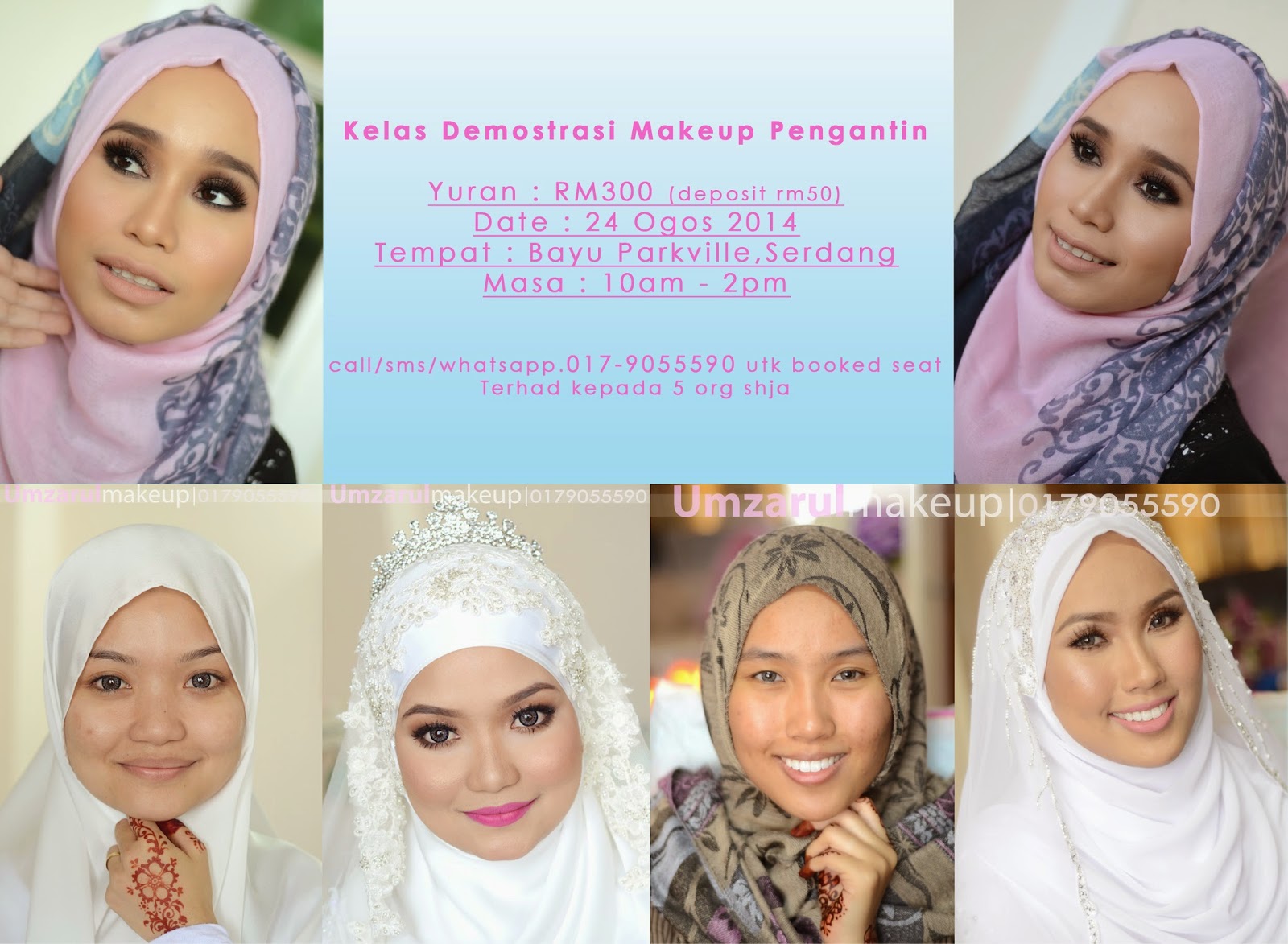 Gorgeous MakE uP by Umzarul.."less is more": Kelas Mekap Solekan ...
