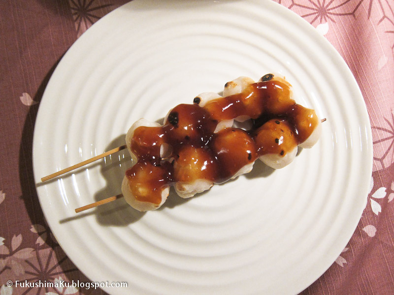FukushimaKu: Kushi dango e Mitarashi dango ricetta