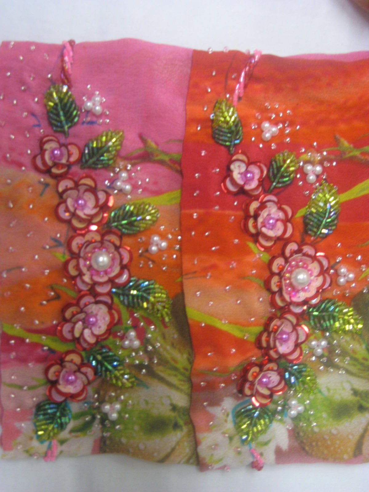 - JEJARUM BESI -: JAHITAN MANIK BUNGA TERATAI 1