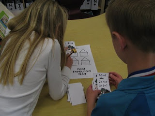 Frogs in First: Fact Family Go Fish