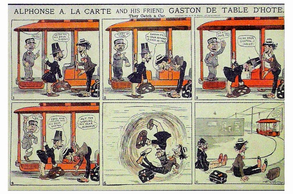 LOS PRIMEROS TEBEOS: Frederick Burr Opper: Alphonse y Gastón, la Mula ...