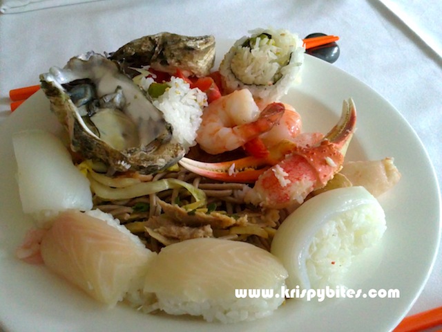 Fairmont Pacific Rim: Oru - Seafood Buffet - Krispy Bites