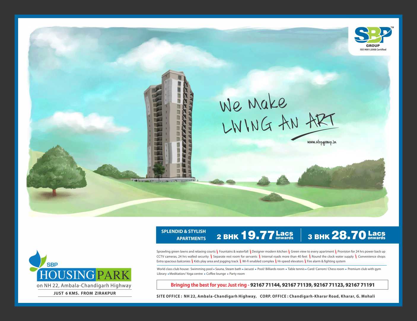 Freelance Graphic Designer: SBP Housing Park Ads