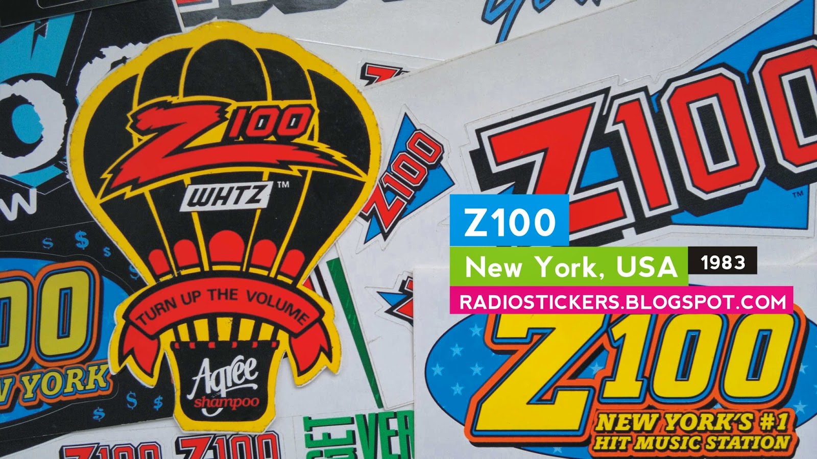RADIO station stickers... and more!: Z100, New York (1983-2013)