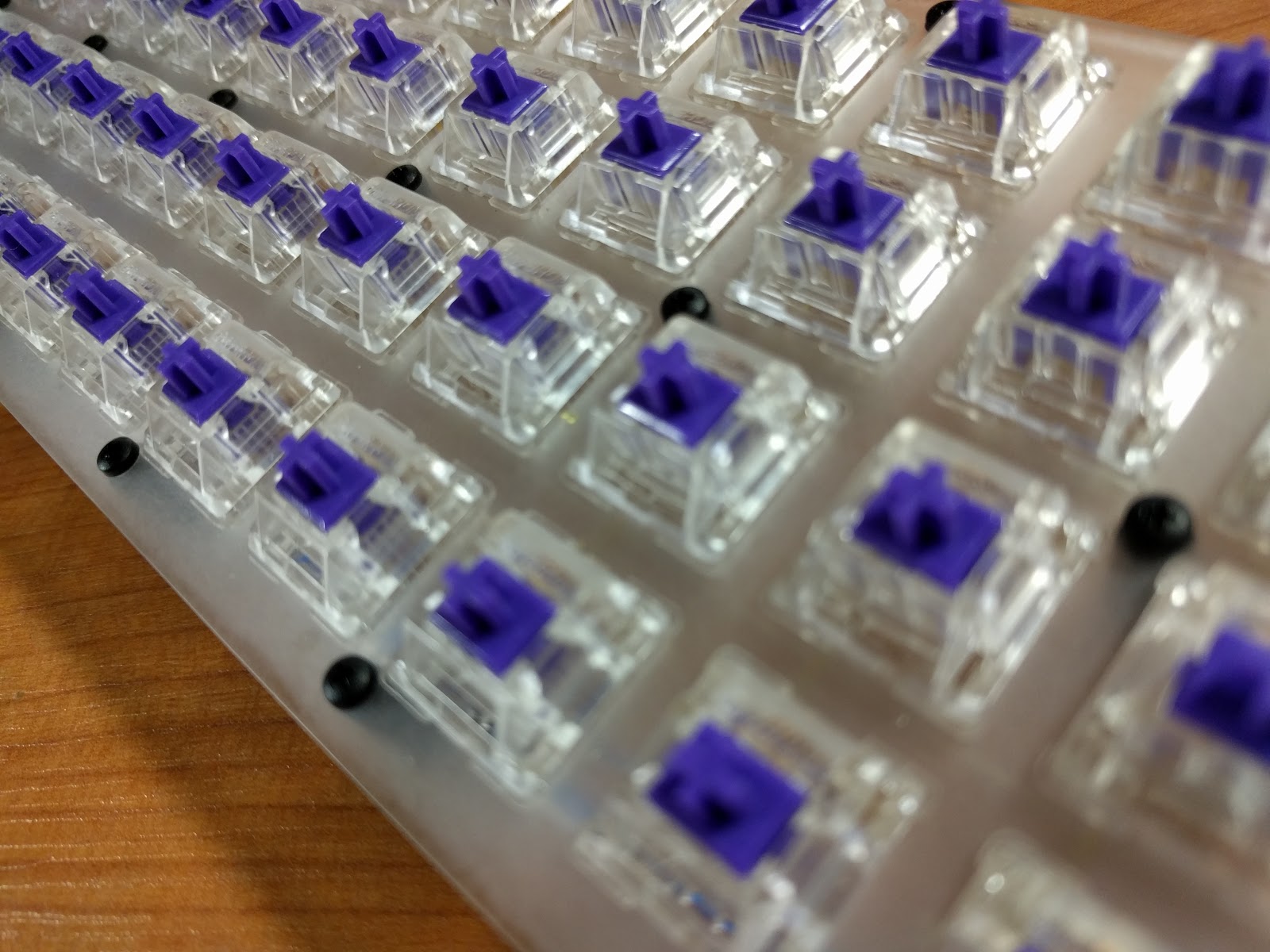 40% Keyboards: Clear Planck