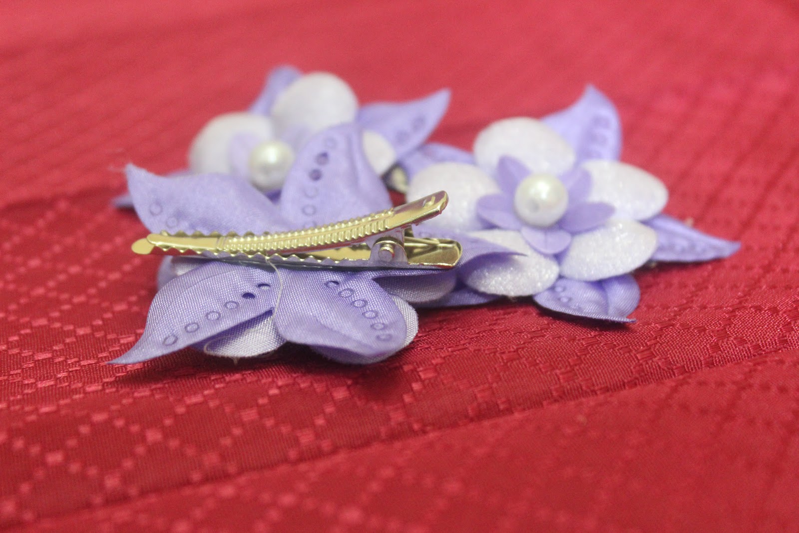 Jepit rambut motif bunga | QipinkBros