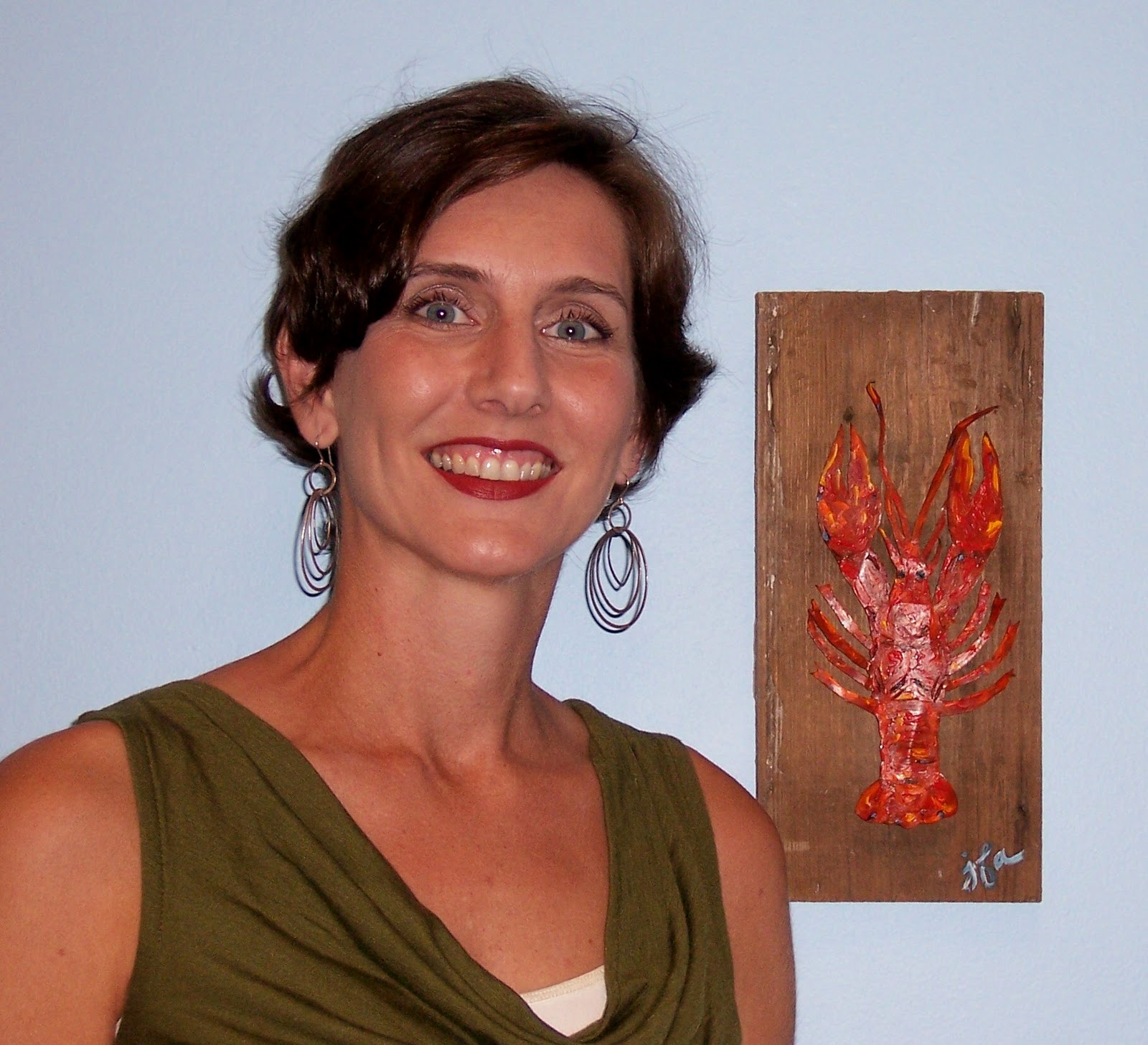 Jennifer Allen Art: "Come Get the Skinny" - Silent Auction, Loud Party