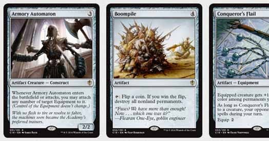 Magic the Gathering Adventures: Commander 2016: Artifacts