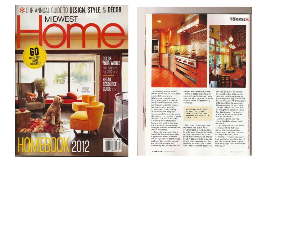 Color Me Lovely: Thanks Midwest Home magazine/ASID!