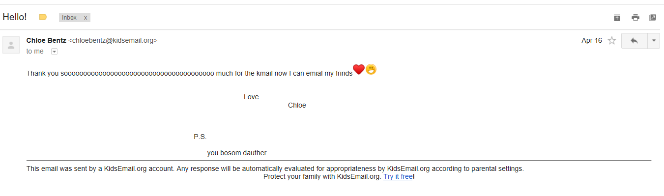 Mom of Many: Kids Email Safe Email for Kids from Kids Email: A TOS Crew ...
