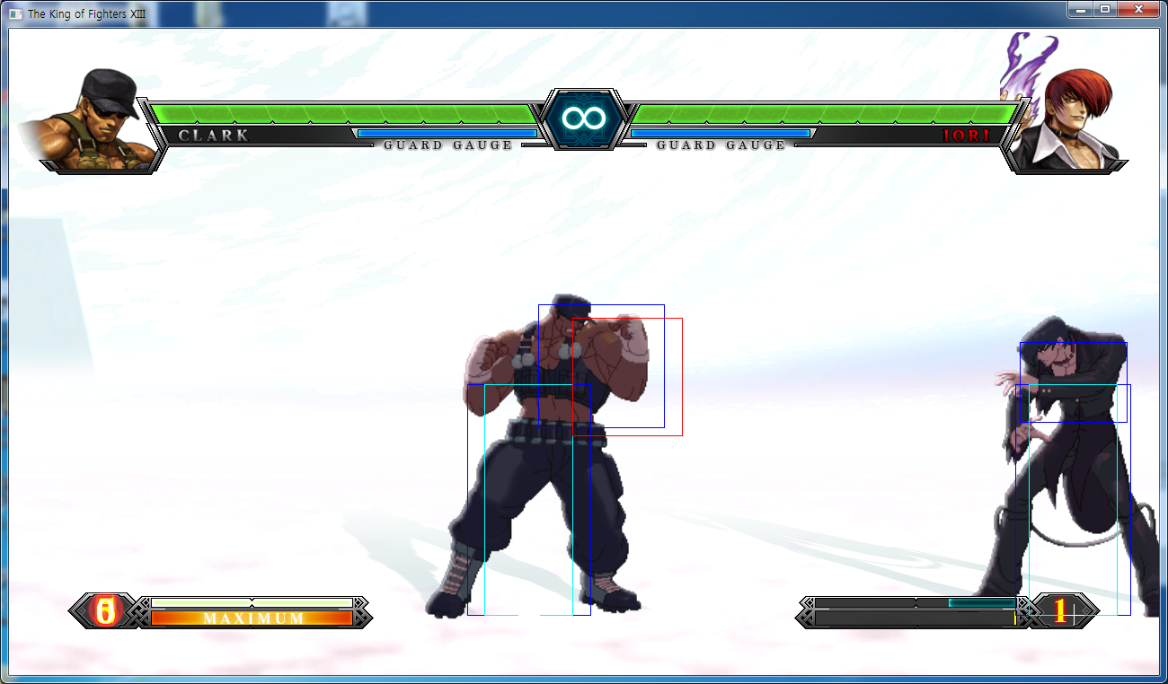 KOF XIII HITBOX: Clark