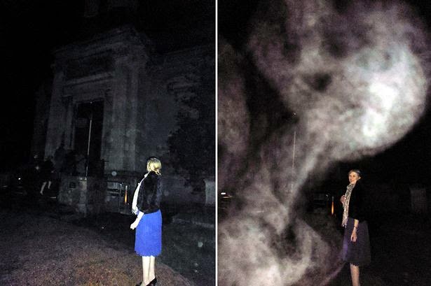 UK Paranormal Events: Ghost Photobombs a Picture in Bristol Cemetery.
