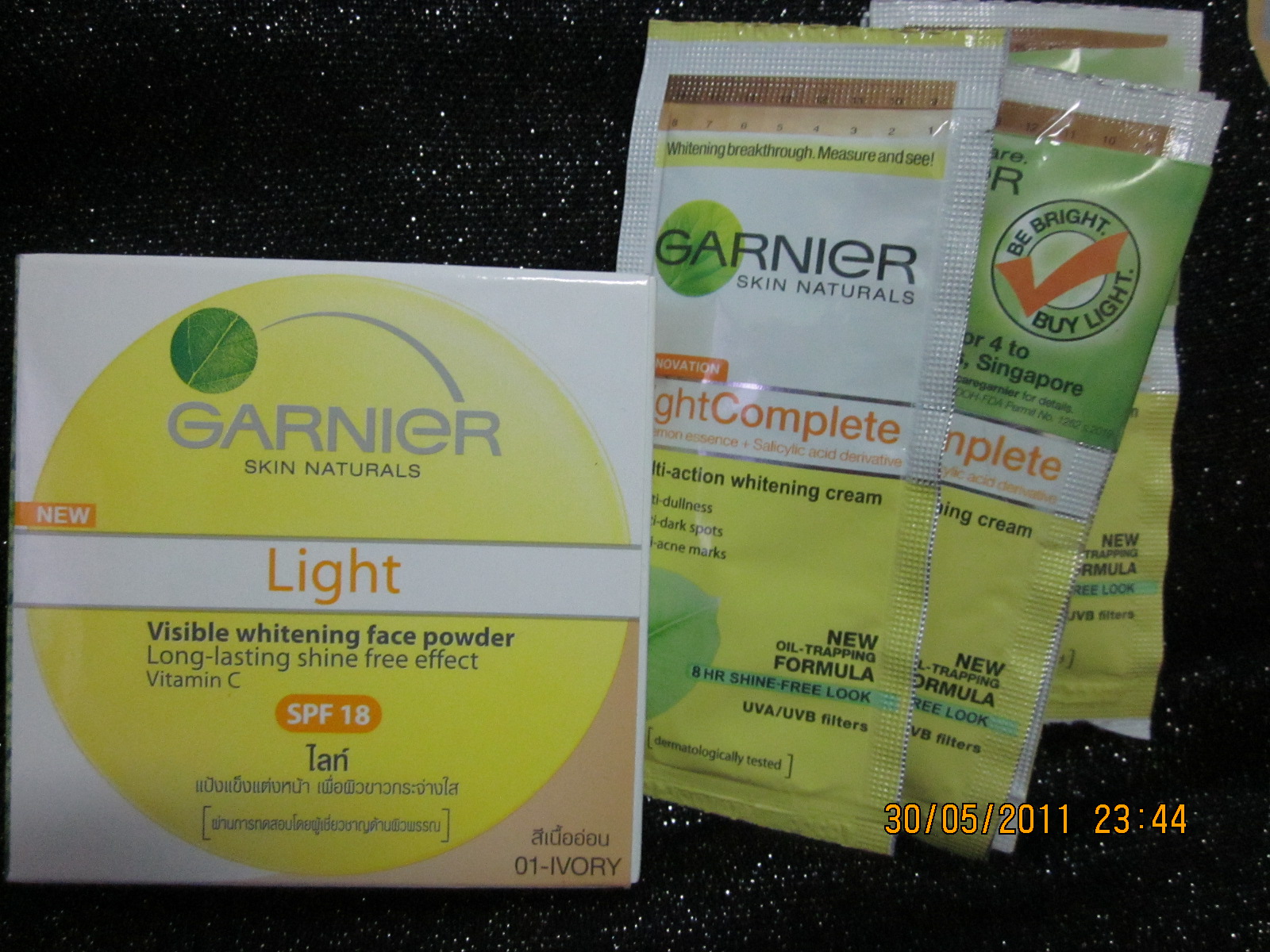 NiceLadiesThings: Garnier light cream and face powder