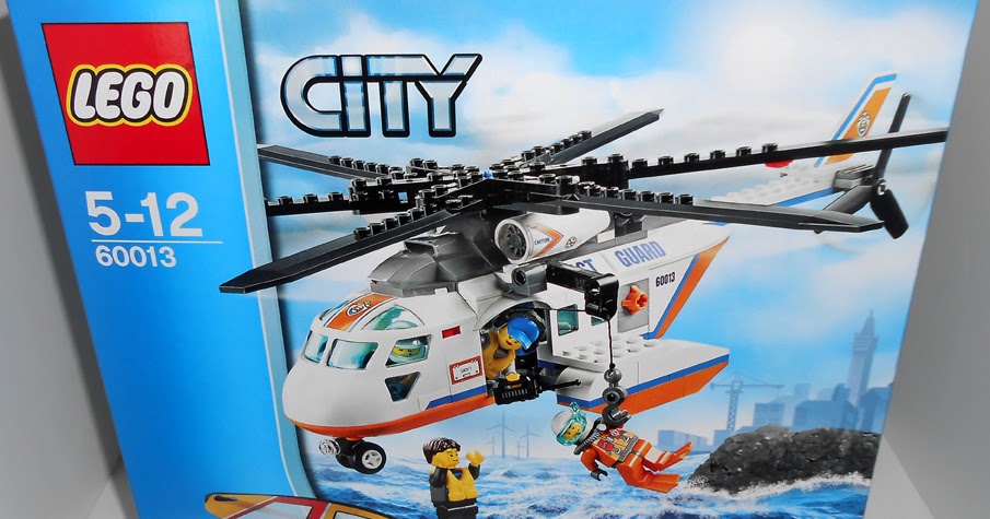 Oz Brick Nation: LEGO City 60013: Coast Guard Helicopter Review