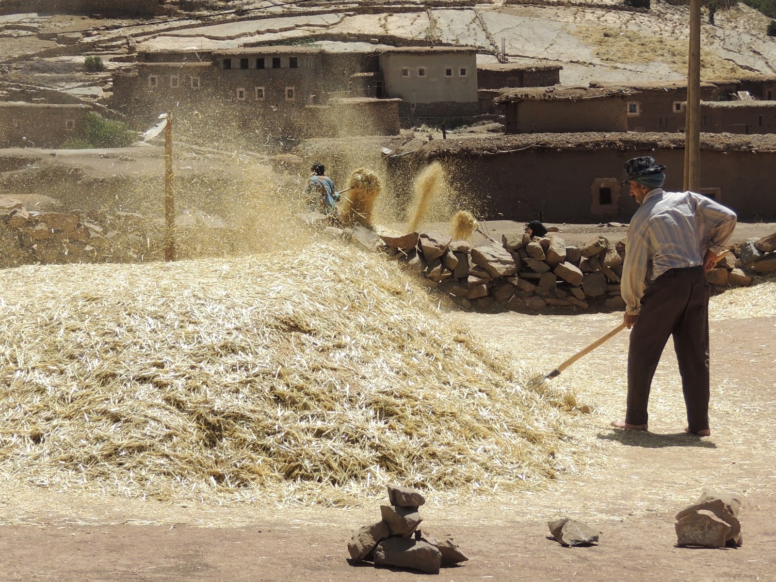 Babzy Photos Blog: Maroc : Le Vannage / Winnowing