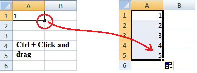 E-xcel Tuts: Custom Auto Fill in Excel