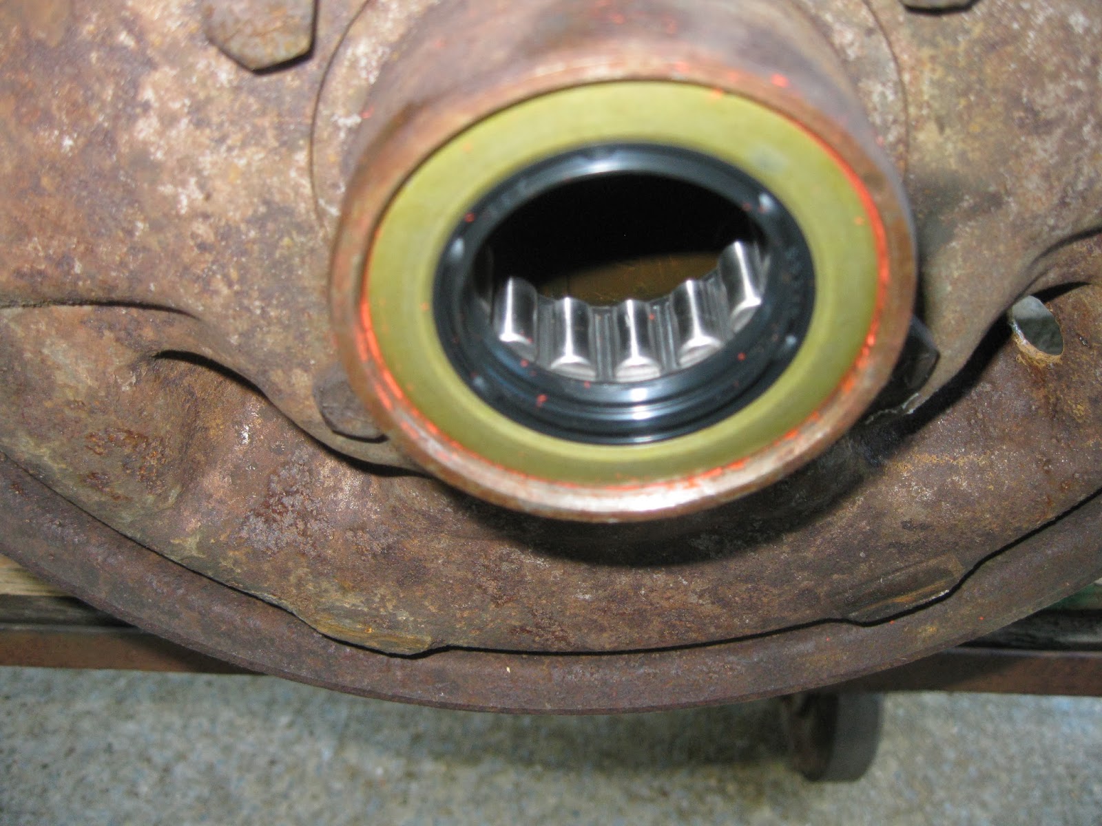 CHEVY C10: REAR END WORK