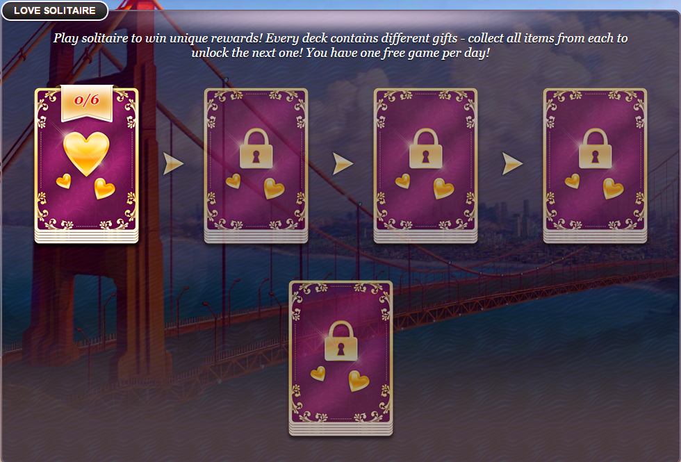 Lady Popular Fashion Arena: LOVE SOLITAIRE