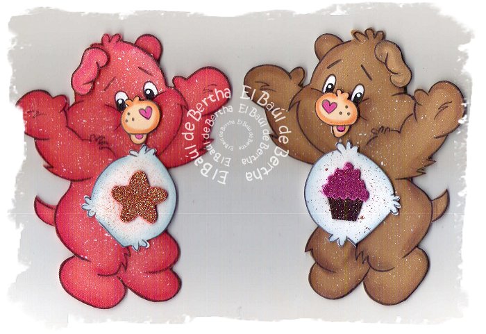 EL BAÚL DE BERTHA - MANUALIDADES: Ositos Cariñositos y Bolsita dulcero