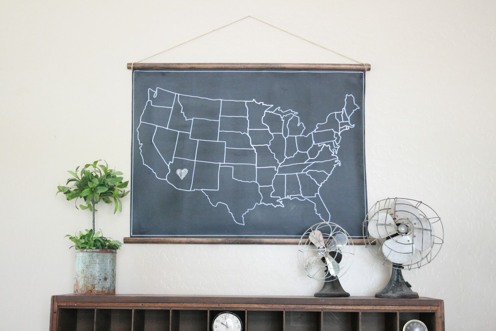 Grand Design: Chalk map of the US