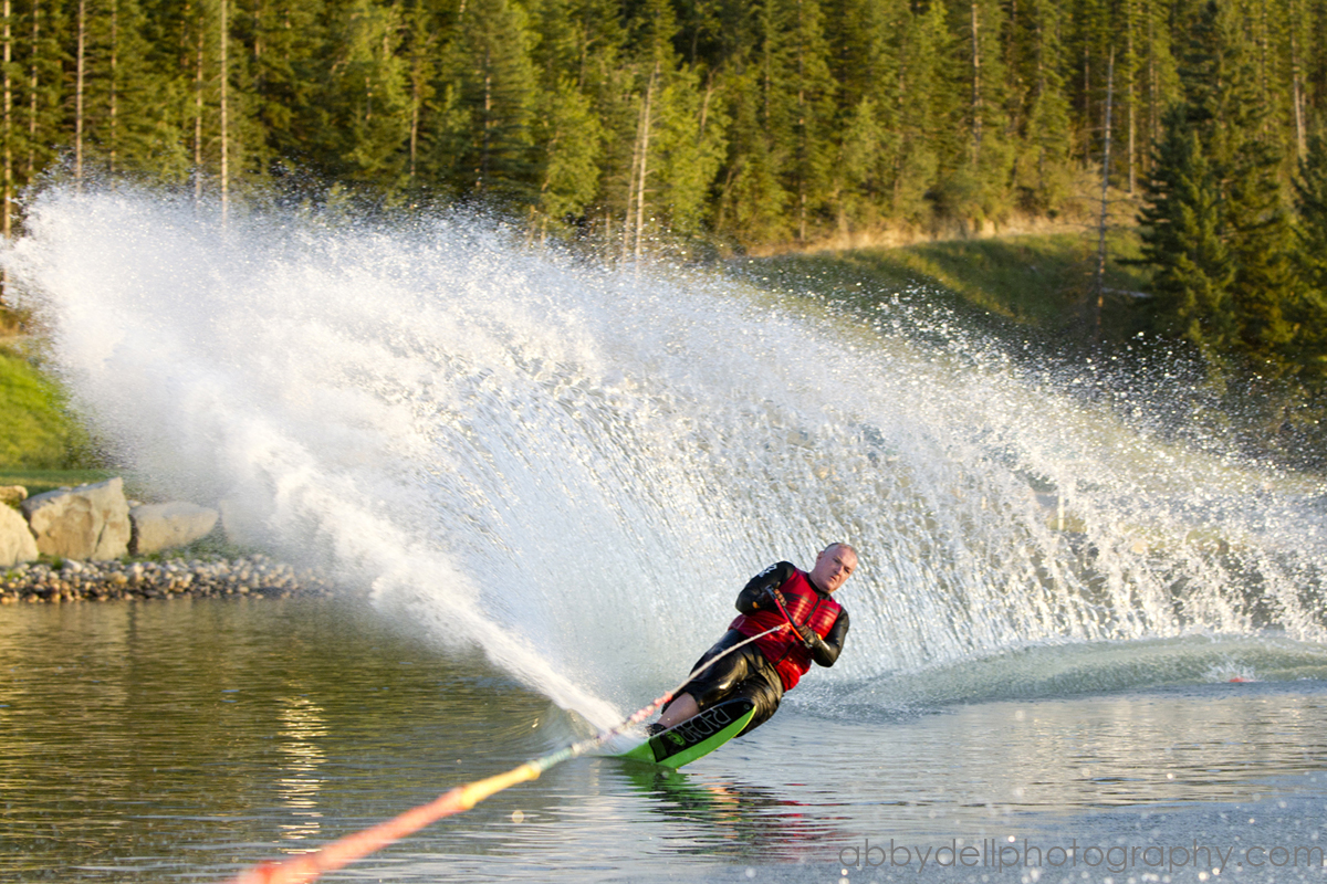 Slalom Skiing - Predator Bay Water Skiing Club | abbydell photography