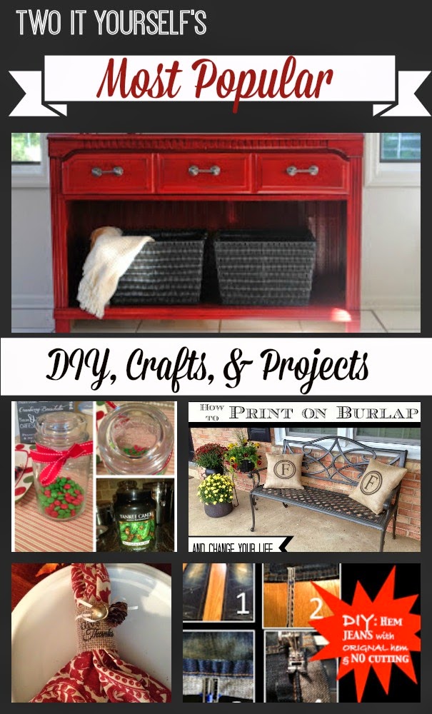Two It Yourself: 2IY is 1! Our {First Year's} Most Popular DIY projects ...