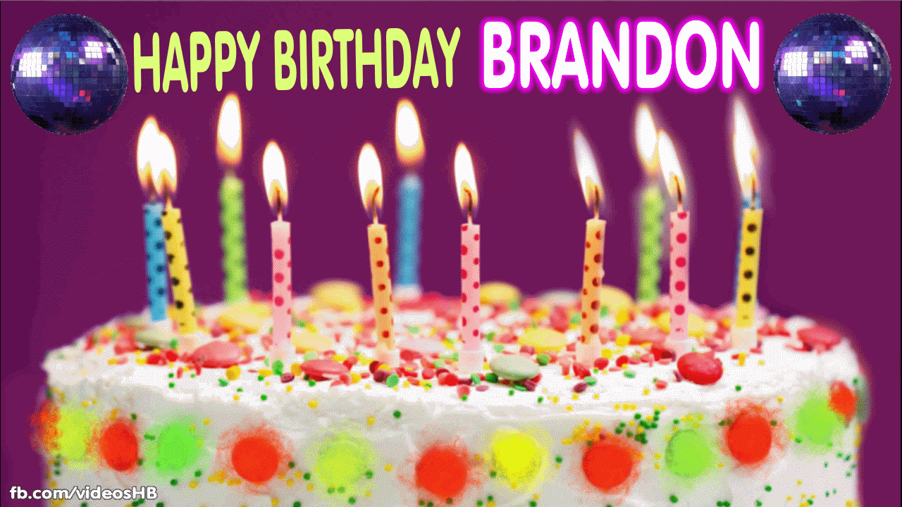Happy Birthday BRANDON images gif