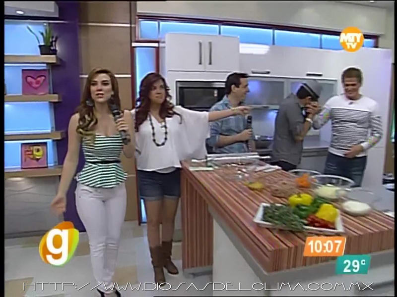 Las diosas del clima: Briana Chavez en Gente Regia