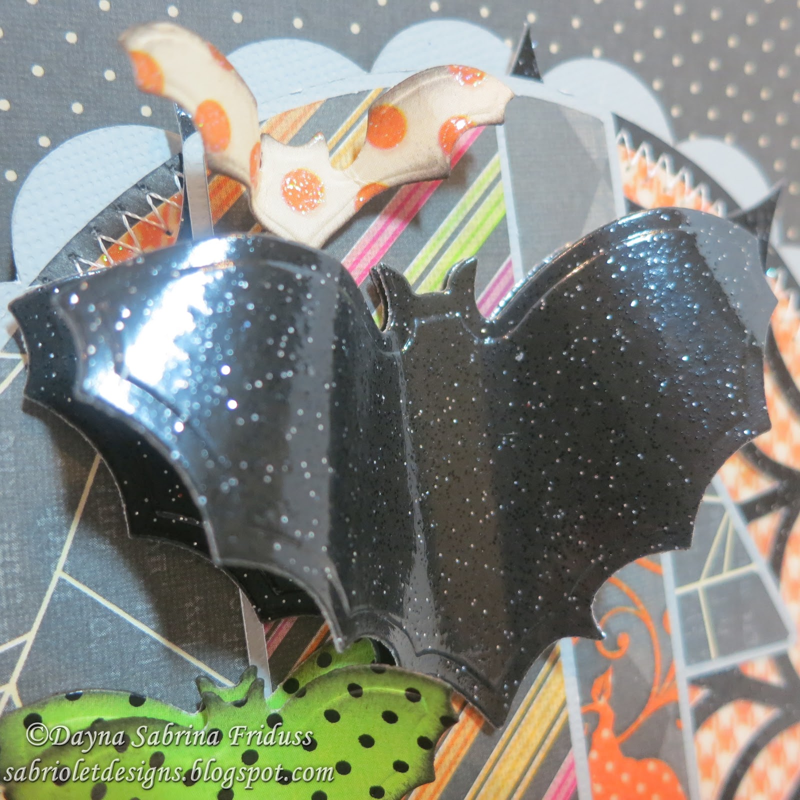Sabriolet Designs: Batty for You Featuring DCWV's Bewitched - Oh, and ...