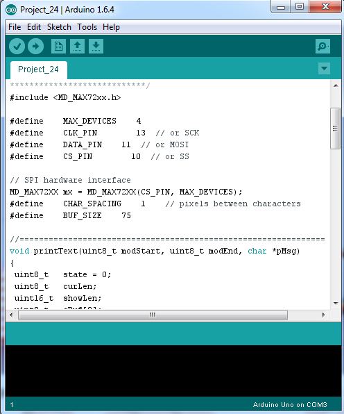 [Projek Arduino] Membuat Tulisan Pada Dot Matrix ~ ARDUINO Projek