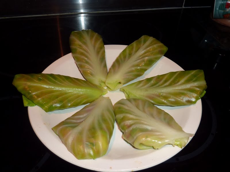 Jouelle's Kitchen: Stuffed Cabbage Parcels