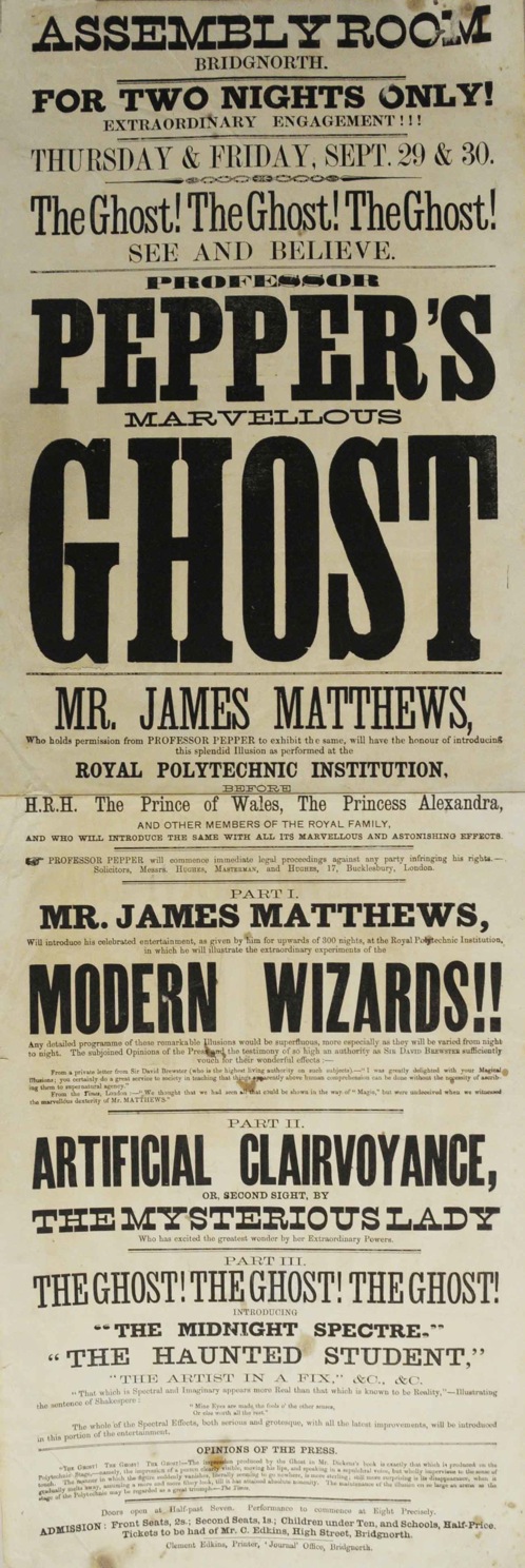 The Richard Balzer Collection: Pepper's Ghost