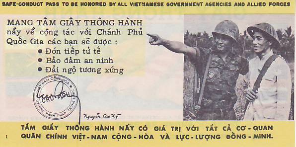 US Propaganda – Vietnam War Chieu Hoi Campaign Leaflets - Open Arms ...