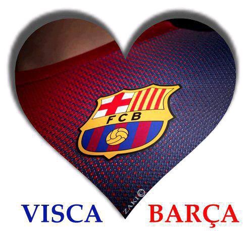 FOTO BLOG CULÉ: CORAZON CON EL ESCUDO DEL MEJOR EQUIPO DEL MUNDO