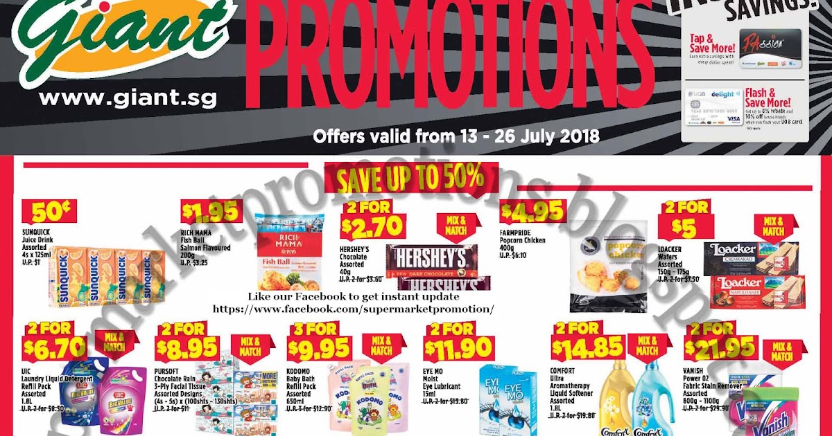 Giant Promotions 13 - 26 July 2018 ~ Supermarket Promotions