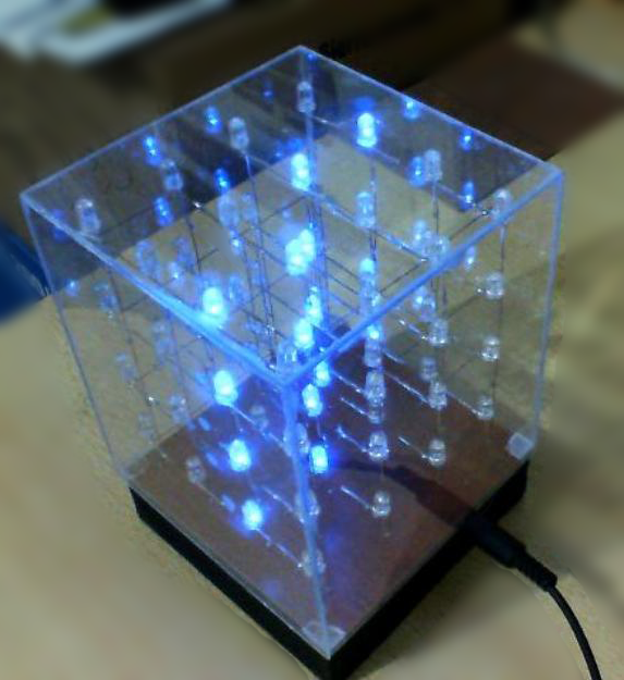 Proyectos con LEDS: Cubo de LEDS 4x4x4