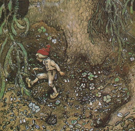 Daily Window On A World Of Wonder: Tomte, by John Bauer